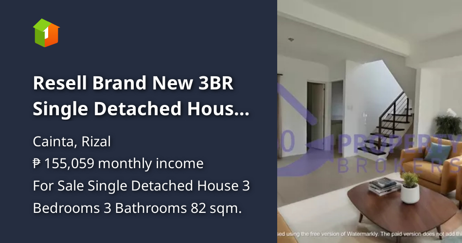 Resell Brand New 3BR Single Detached House in Filinvest East Homes ...