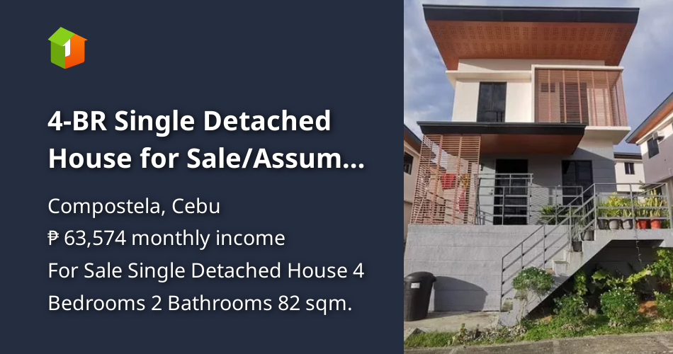 4-BR Single Detached House for Sale/Assume in AMOA Subd., Compostela ...