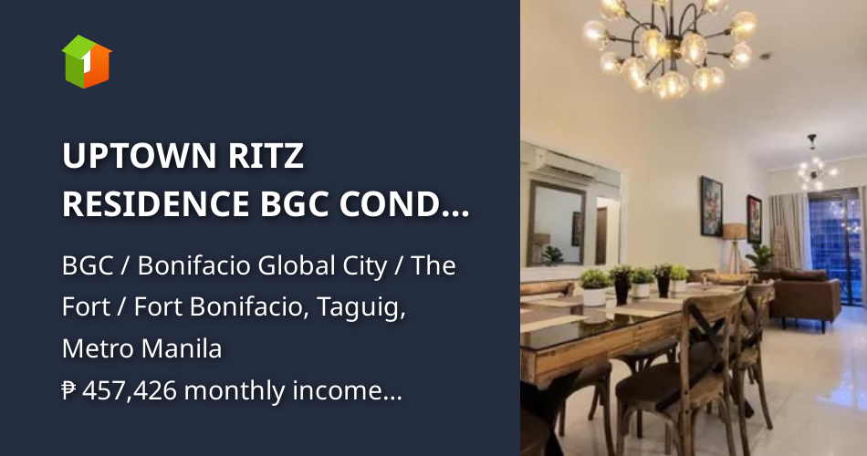UPTOWN RITZ RESIDENCE BGC CONDO FOR SALE UNIT ONLY [Condos 🏙️] (April ...