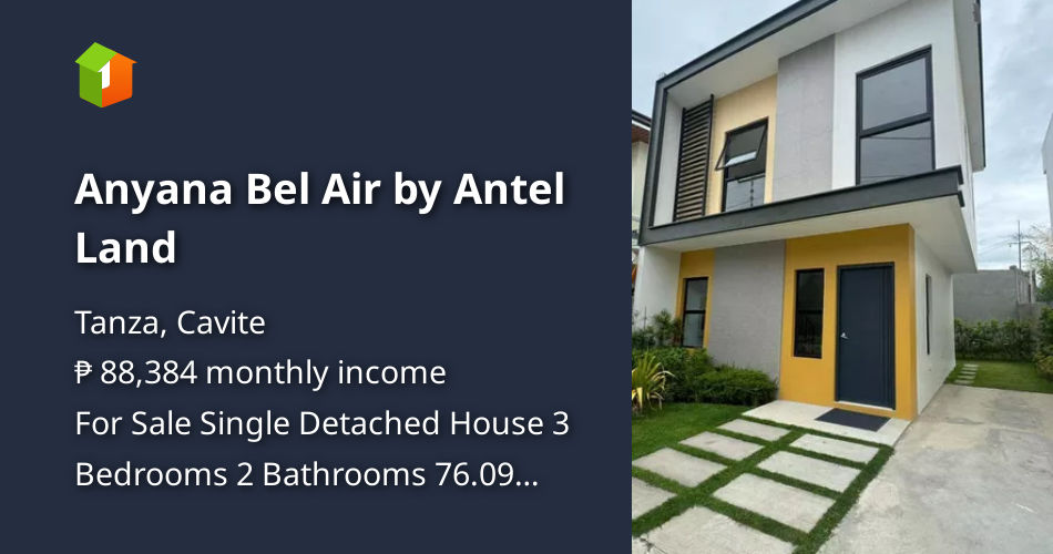 Anyana Bel Air by Antel Land [Houses and Lots 🏘️] (April 2025) in Tanza ...