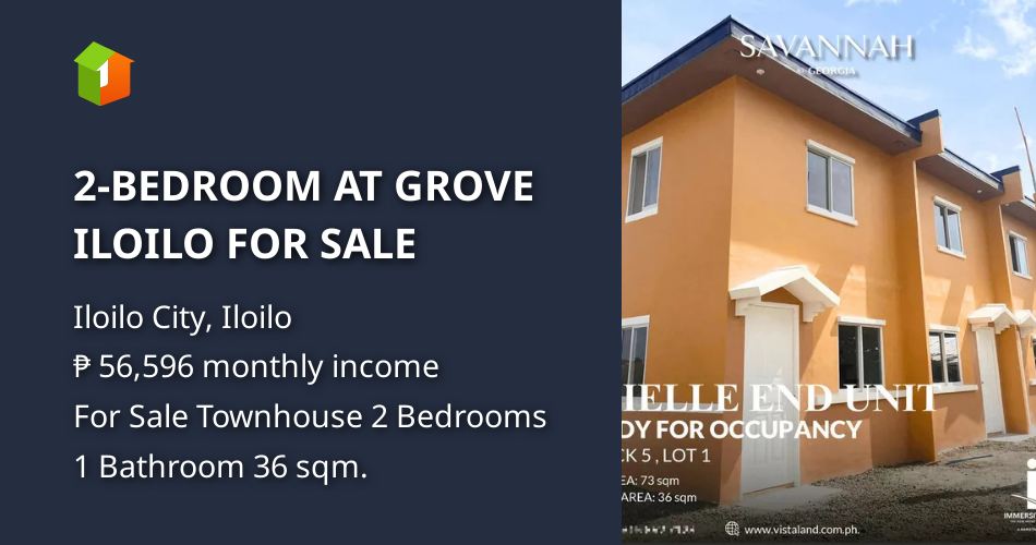 2-BEDROOM AT GROVE ILOILO FOR SALE [Houses and Lots 🏘️] (May 2024) in ...