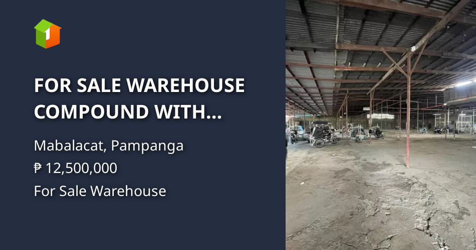 FOR SALE WAREHOUSE COMPOUND WITH COMMERCIAL SPACES NEAR MC ARTHUR ...