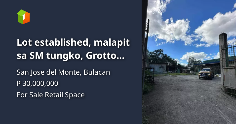 Lot established, malapit sa SM tungko, Grotto Vista [Commercial ...