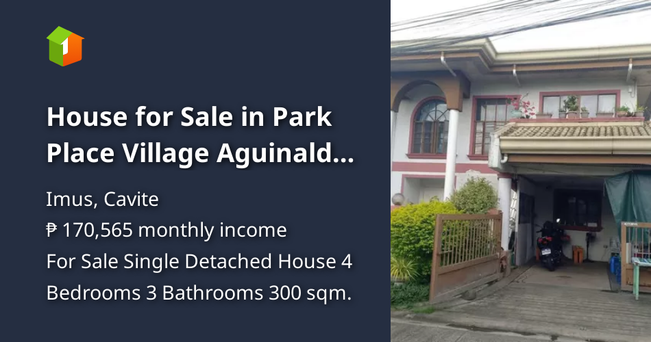 House for Sale in Park Place Village Aguinaldo Highway Imus Cavite ...