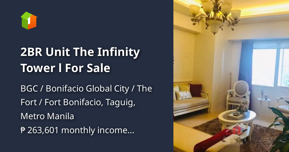 2BR Unit The Infinity Tower l For Sale [Condos 🏙️] (June 2025) in BGC ...