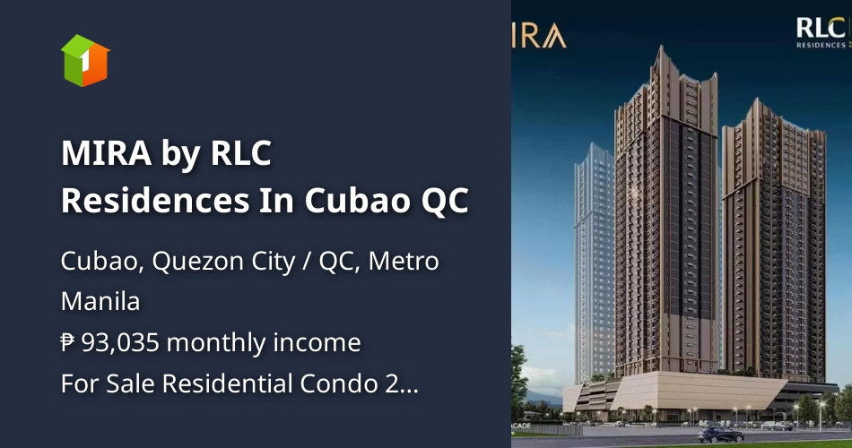 MIRA by RLC Residences In Cubao QC [Condos 🏙️] (October 2025) in Cubao ...