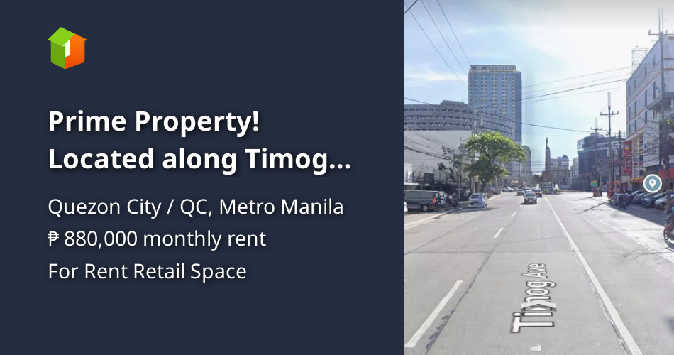 Prime Property! Located along Timog Ave Quezon City [Commercial Properties 🏭] (September 2024 ...
