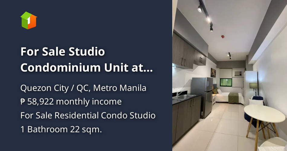 For Sale Studio Condominium Unit at Symphony Tower 2 [Condos 🏙️ ...