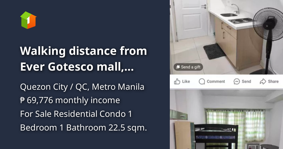 Walking distance from Ever Gotesco mall, likewise very accessible from ...