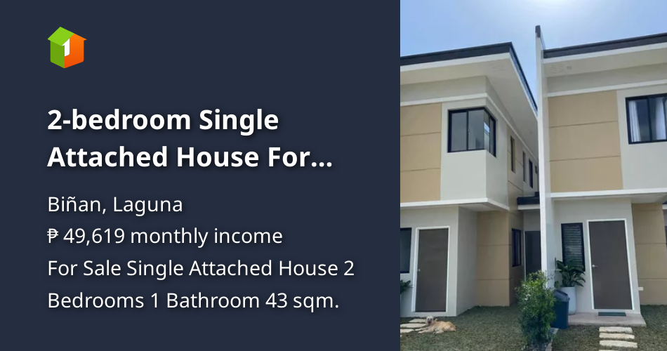 2-bedroom Single Attached House For Sale in Binan Laguna [Houses and ...