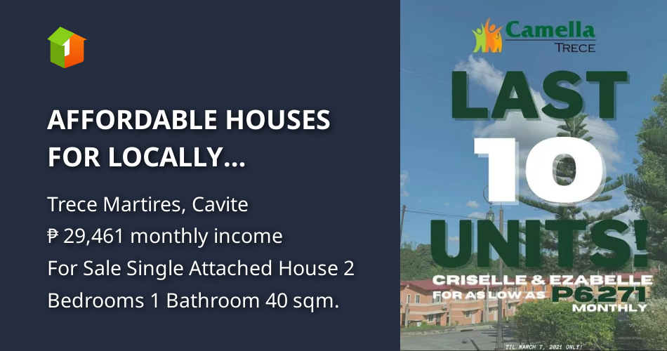 AFFORDABLE HOUSES FOR LOCALLY EMPLOYED AND OFWs [Houses and Lots 🏘️ ...