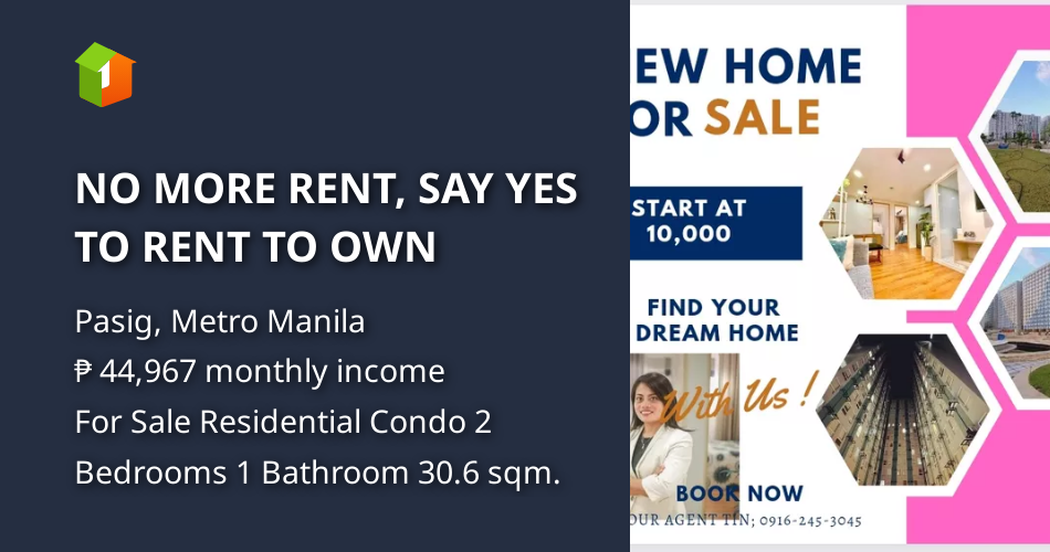 NO MORE RENT, SAY YES TO RENT TO OWN [Condos 🏙️] (May 2022) in Pasig ...
