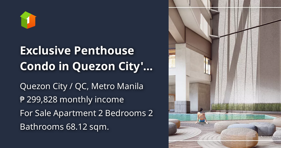 Exclusive Penthouse Condo in Quezon City's Triangle Park [Condos 🏙️ ...