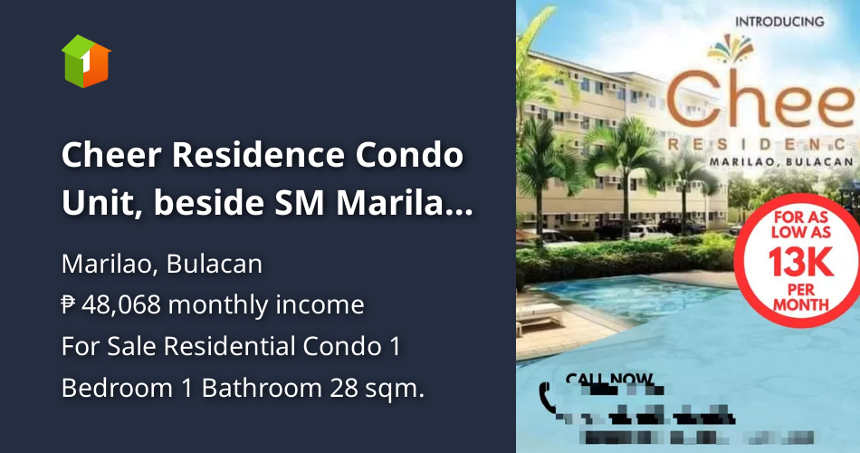Cheer Residence Condo Unit, beside SM Marilao Bulacan [Condos 🏙️ ...