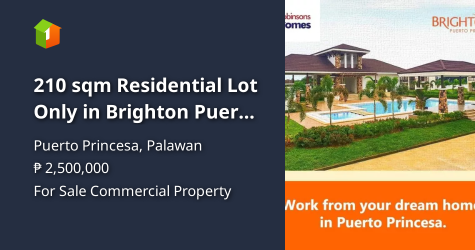 210 sqm Residential Lot Only in Brighton Puerto Princesa [Commercial ...
