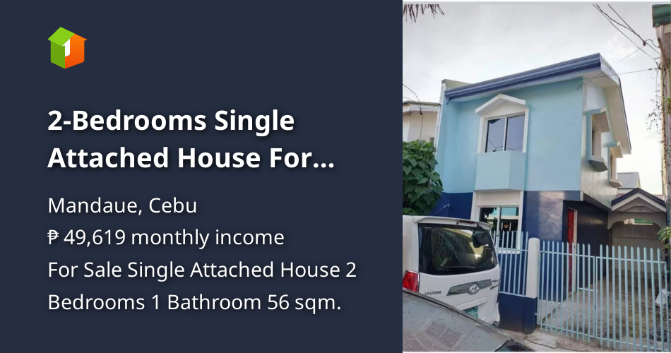 2-Bedrooms Single Attached House For Sale in Mandaue Cebu [Houses and ...