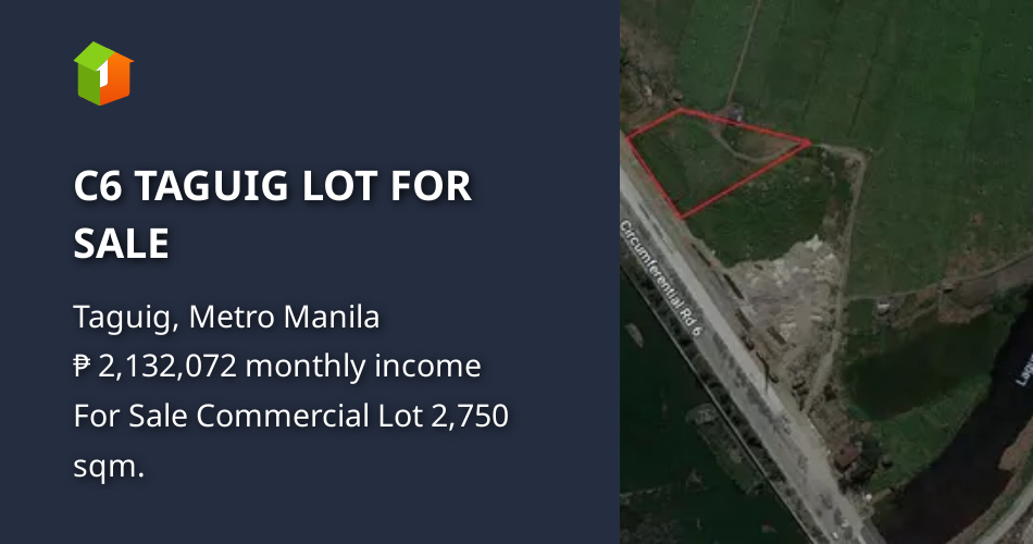 C6 TAGUIG LOT FOR SALE [Lots 🚜] (October 2022) in Taguig, Metro Manila ...