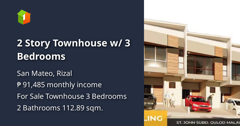 2 Story Townhouse w/ 3 Bedrooms [Houses and Lots 🏘️] (November 2023) in ...