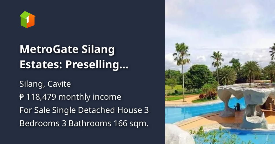 MetroGate Silang Estates: Preselling Houses and Lots for Sale near FEU ...