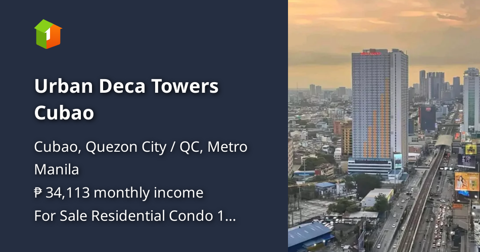 Urban Deca Towers Cubao [Condos 🏙️] (March 2025) in Cubao, Quezon City ...
