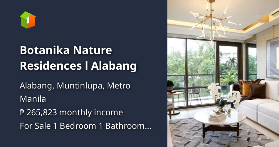 Botanika Nature Residences l Alabang [Condos 🏙️] (June 2025) in Alabang ...