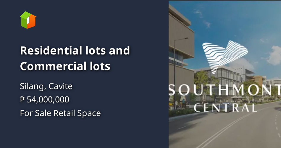 Residential lots and Commercial lots [Commercial Properties 🏭] (April ...