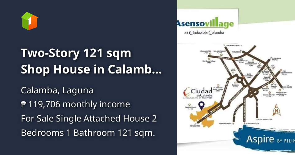 Two-Story 121 sqm Shop House in Calamba, Laguna [Houses and Lots 🏘️ ...