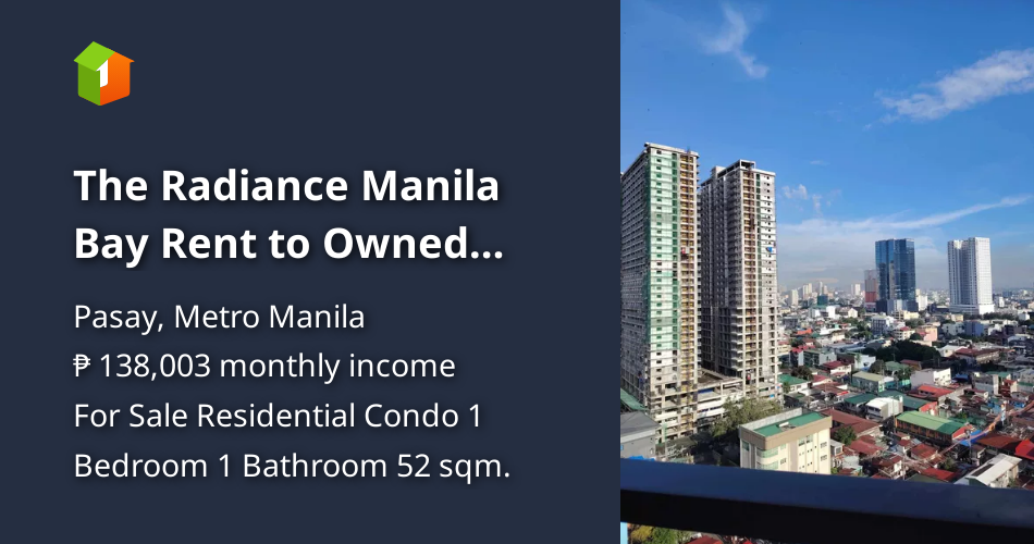 The Radiance Manila Bay Rent to Owned Condominium in Manila RLC [Condos ...
