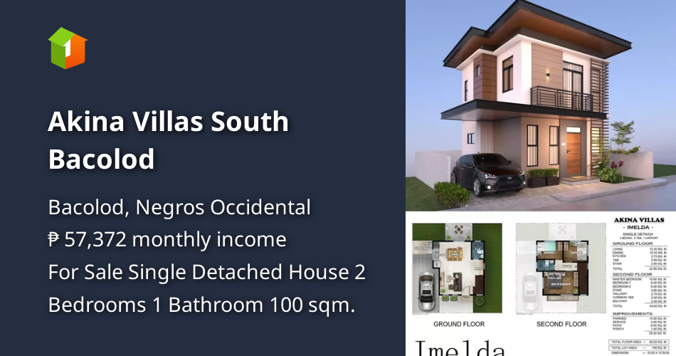 Akina Villas South Bacolod [Houses and Lots 🏘️] (March 2024) in Bacolod, Negros Occidental for sale