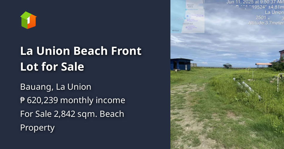 La Union Beach Front Lot for Sale [Beach Properties 🏖️] (December 2025 ...