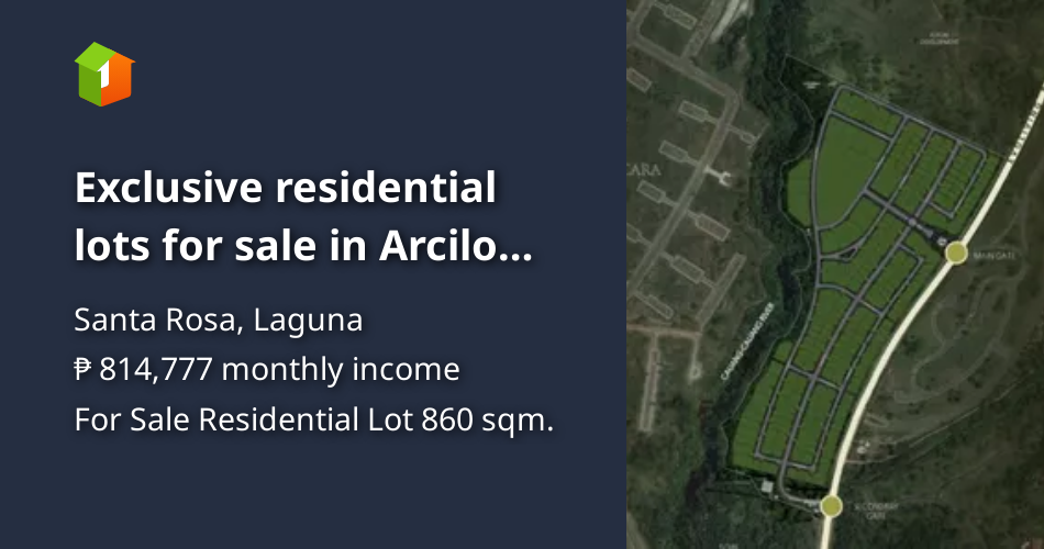 Exclusive residential lots for sale in Arcilo Nuvali Estate by Ayala ...