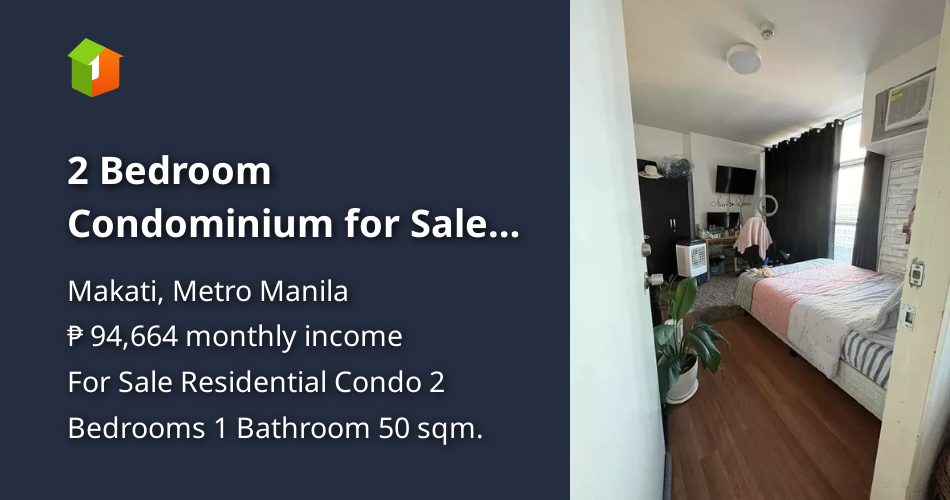2 Bedroom Condominium for Sale in Makati Linear Tower Makati [Condos 🏙️ ...