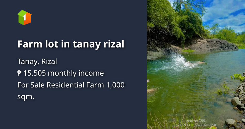 Farm lot in tanay rizal [Lots 🚜] (December 2025) in Tanay, Rizal for sale
