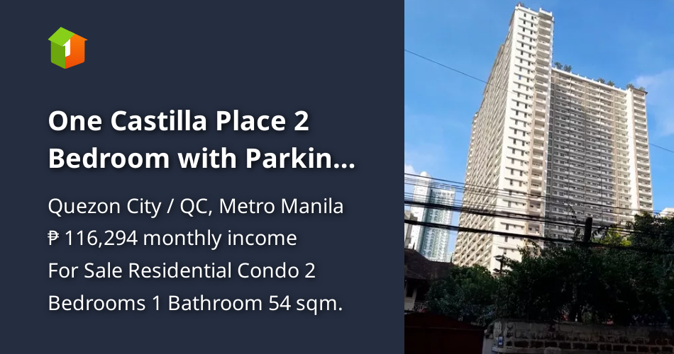 One Castilla Place 2 Bedroom with Parking for sale DMCi Valencia ...