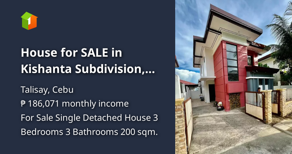 House for SALE in Kishanta Subdivision, Tabunok, Talisay City [Houses ...