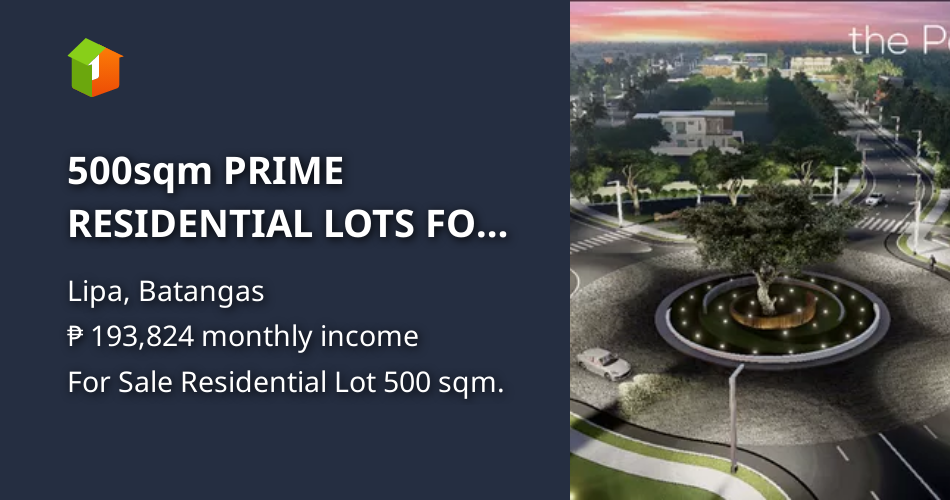 500sqm PRIME RESIDENTIAL LOTS FOR SALE IN LIPA CITY, BATANGAS [Lots 🚜 ...