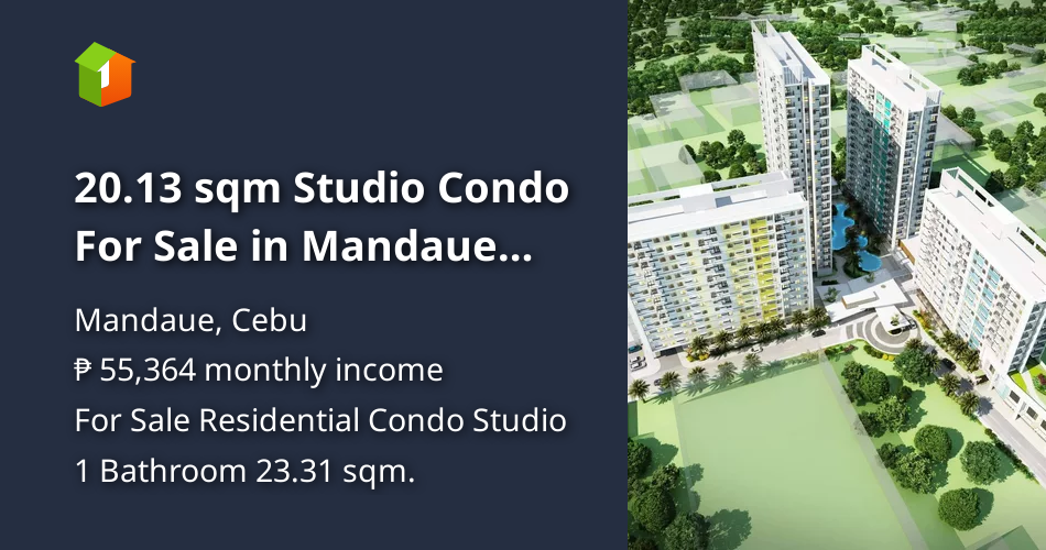 20.13 sqm Studio Condo For Sale in Mandaue Cebu [Condos 🏙️] (October ...