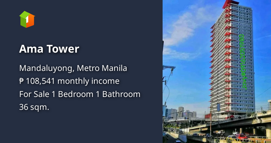 Ama Tower [Condos 🏙️] (September 2021) in Mandaluyong, Metro Manila for ...