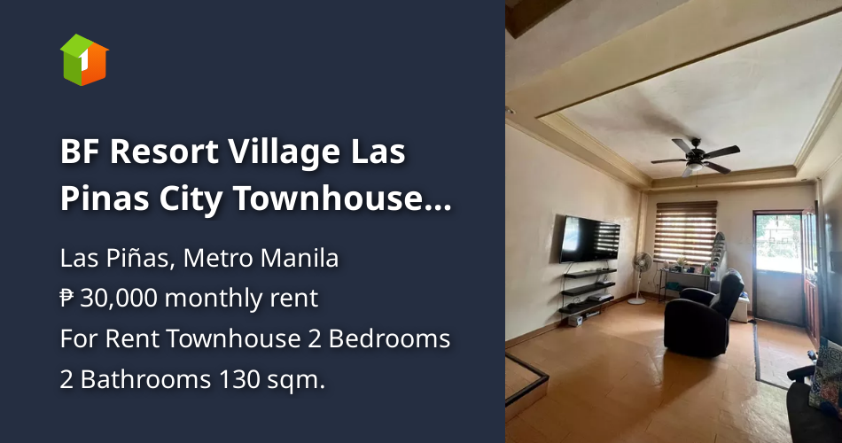 BF Resort Village Las Pinas City Townhouse for Rent [Houses and Lots 🏘️ ...