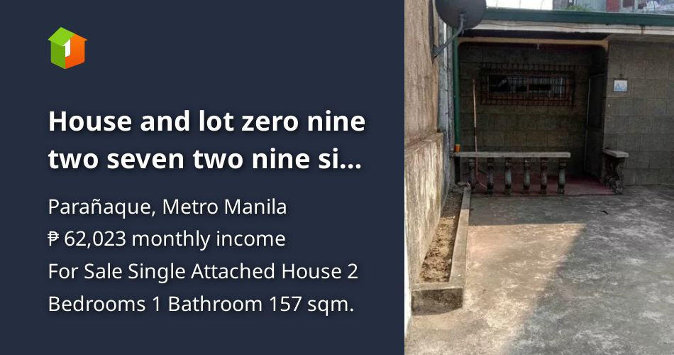 House and lot zero nine two seven two nine six eaith seven one twoviber ...