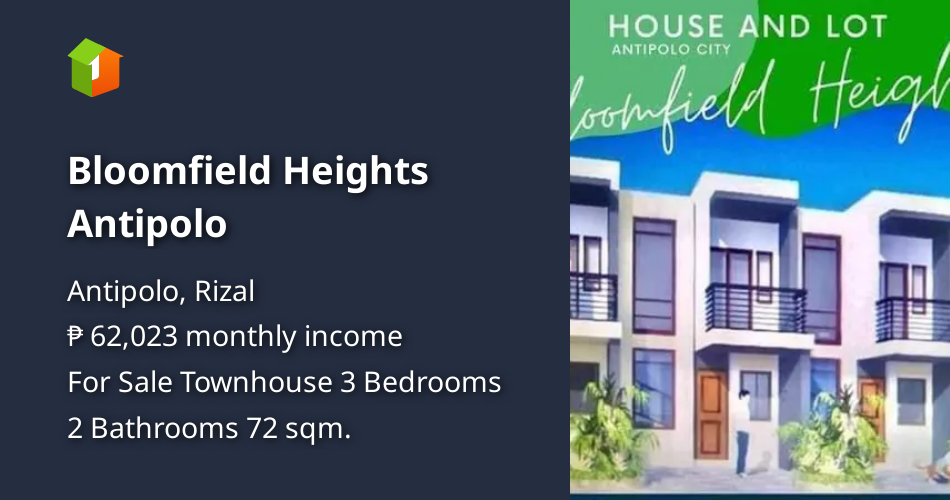 Bloomfield Heights Antipolo [Houses and Lots 🏘️] (January 2025) in ...