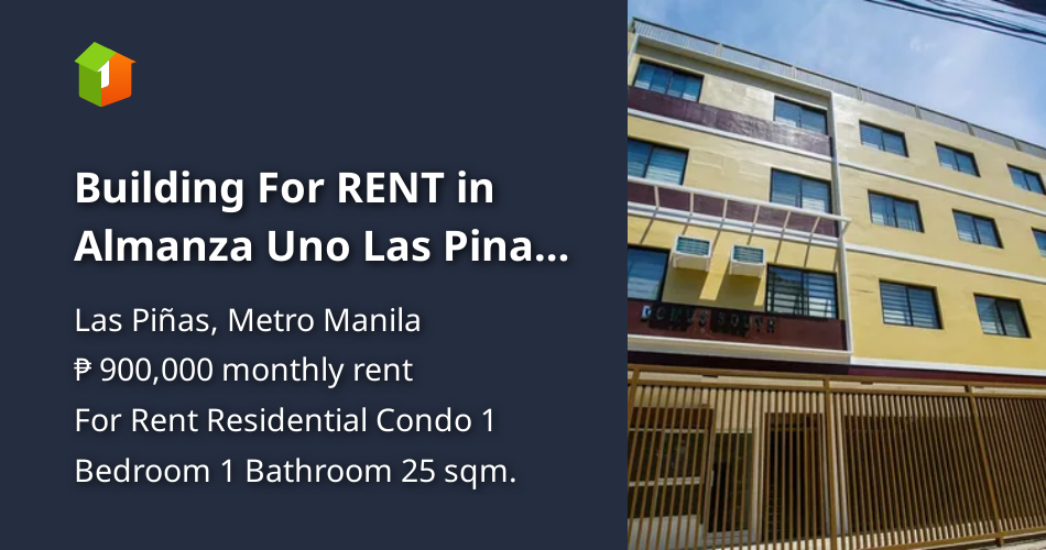 Building For RENT in Almanza Uno Las Pinas Metro Manila [Condos 🏙️ ...