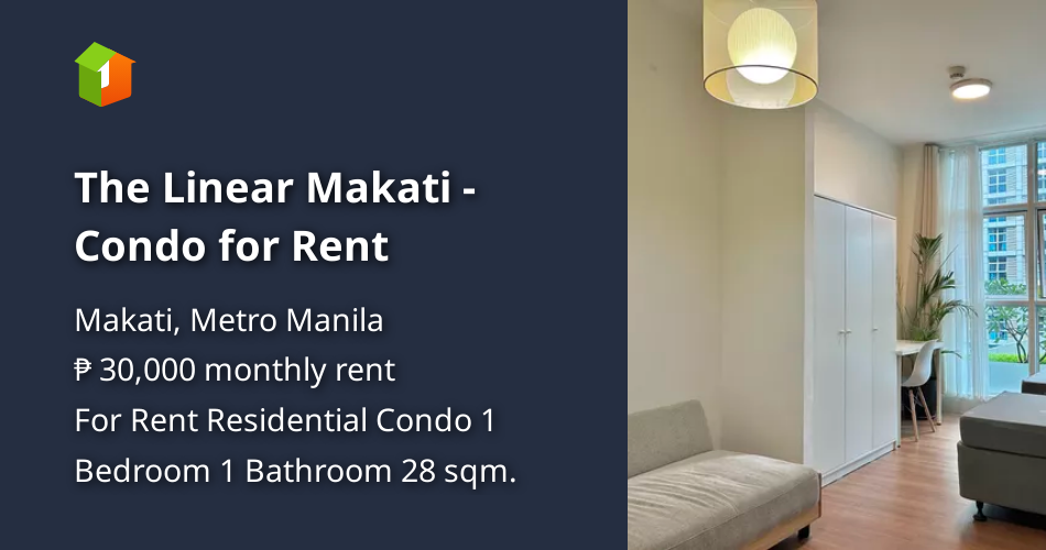 The Linear Makati - Condo for Rent [Condos 🏙️] (October 2024) in Makati ...