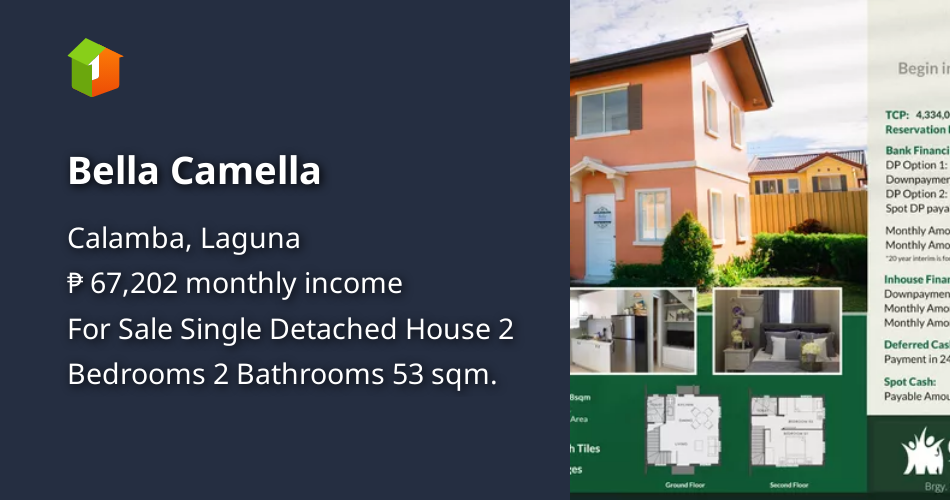 Bella Camella [Houses and Lots 🏘️] (December 2021) in Calamba, Laguna ...