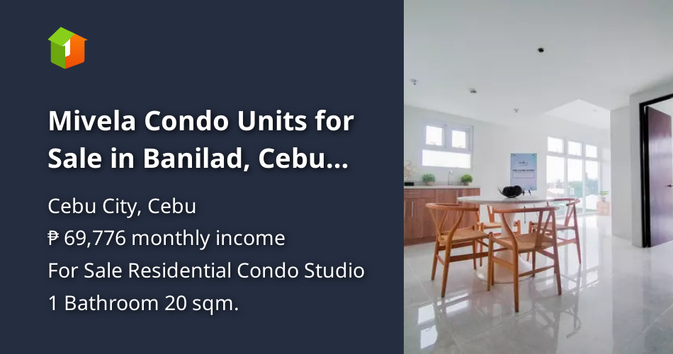 Mivela Condo Units for Sale in Banilad, Cebu City [Condo 🏙️] (December ...
