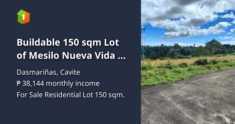 Buildable 150 sqm Lot of Mesilo Nueva Vida by Sta Lucia Group of ...