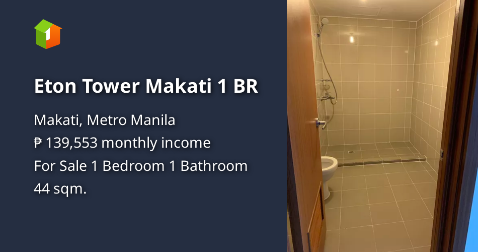 Eton Tower Makati 1 BR [Condos 🏙️] (July 2023) in Makati, Metro Manila ...