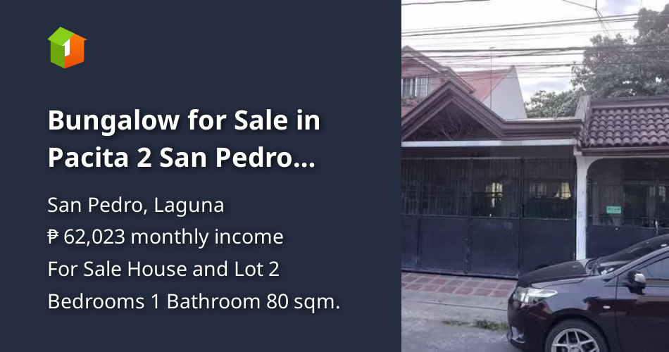 Bungalow for Sale in Pacita 2 San Pedro Laguna [Houses and Lots 🏘️ ...