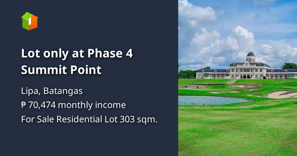 Lot only at Phase 4 Summit Point [Lots 🚜] (April 2024) in Lipa ...