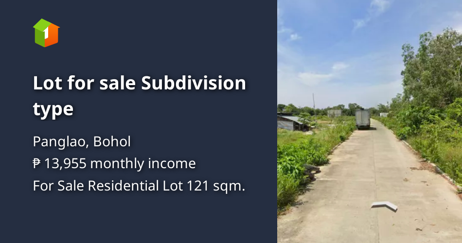 Lot for sale Subdivision type [Lots 🚜] (June 2023) in Panglao, Bohol ...